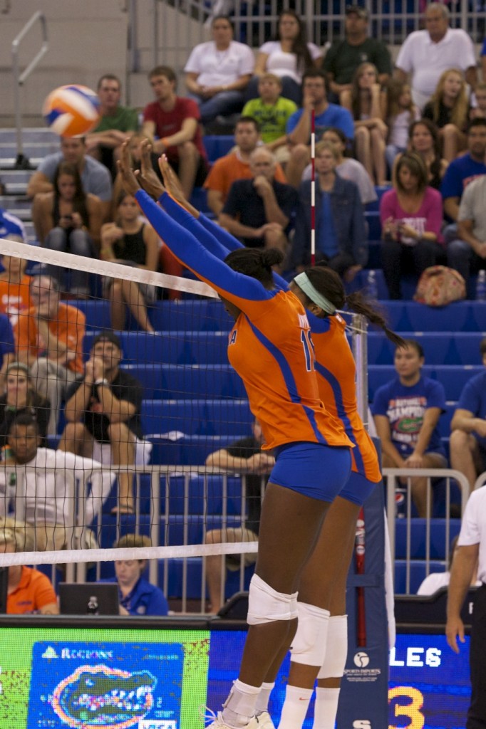 Photo Gallery: Florida Volleyball Team sweeps in USA Credit Union ...