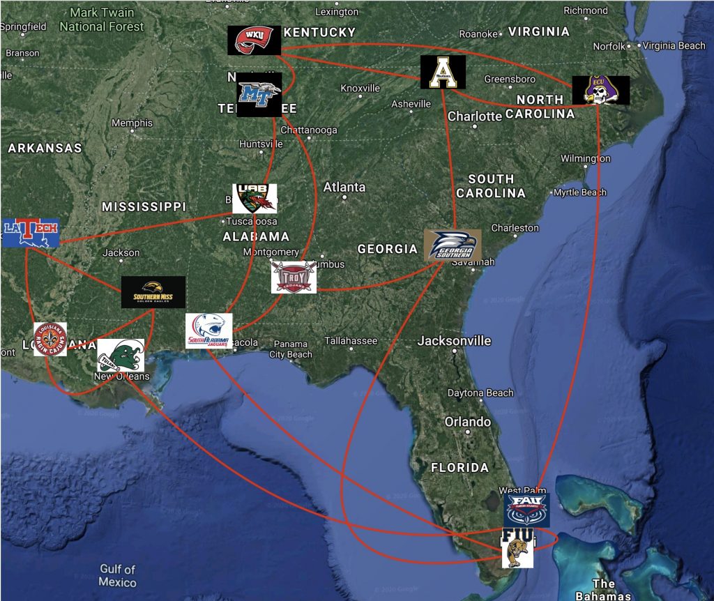 Southern Map - ESPN 98.1 FM - 850 AM WRUF