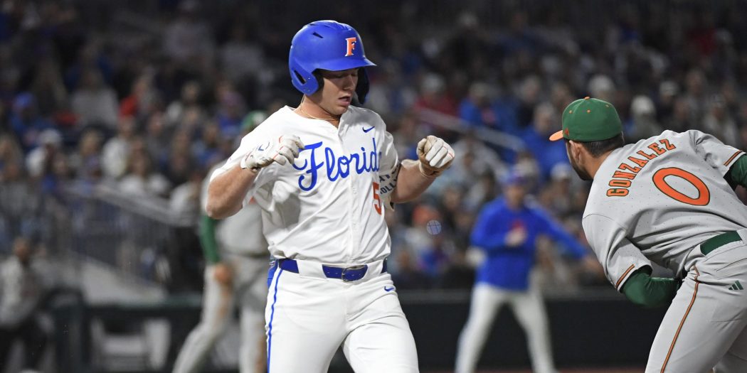 Florida Baseball's Cyr Faces Former Team This Weekend - ESPN 98.1 FM ...