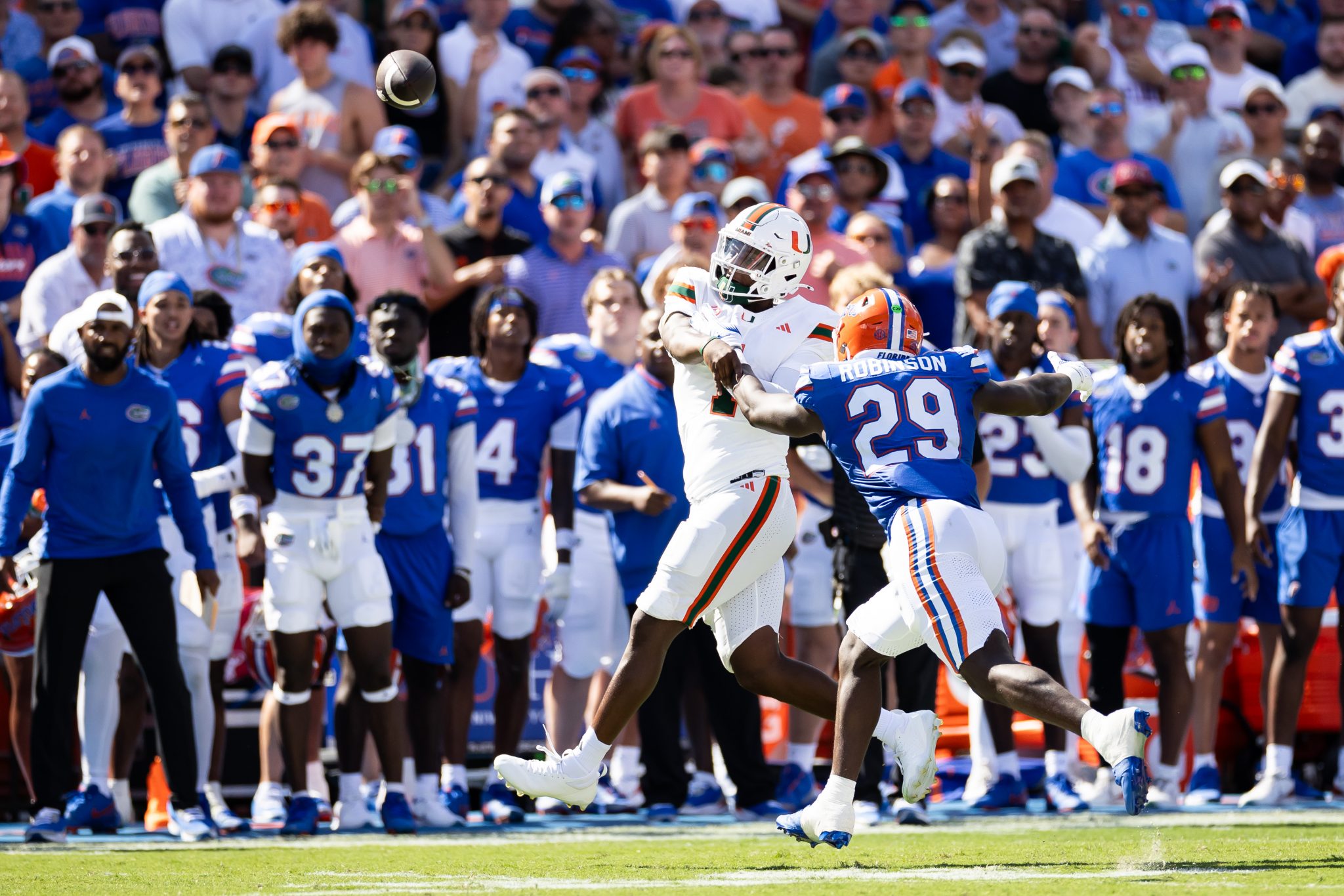 History of Rivalry: Gators vs. Hurricanes - WRUF 98.1 FM | 850 AM | 103 ...